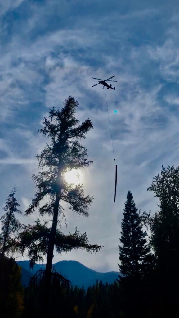 Helicopter Logging Services | Columbia Basin Helicopters